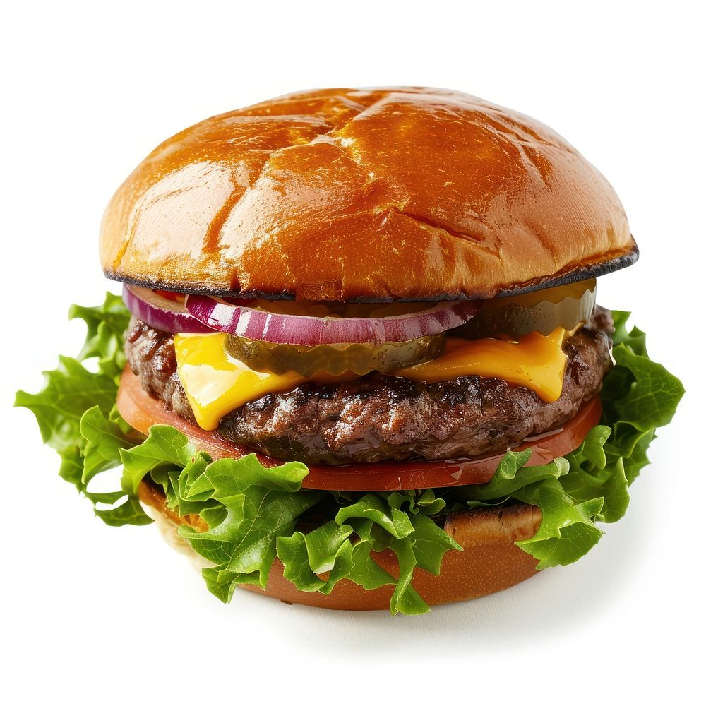 Juicy cheeseburger with fresh vegetables | Free Photo - rawpixel