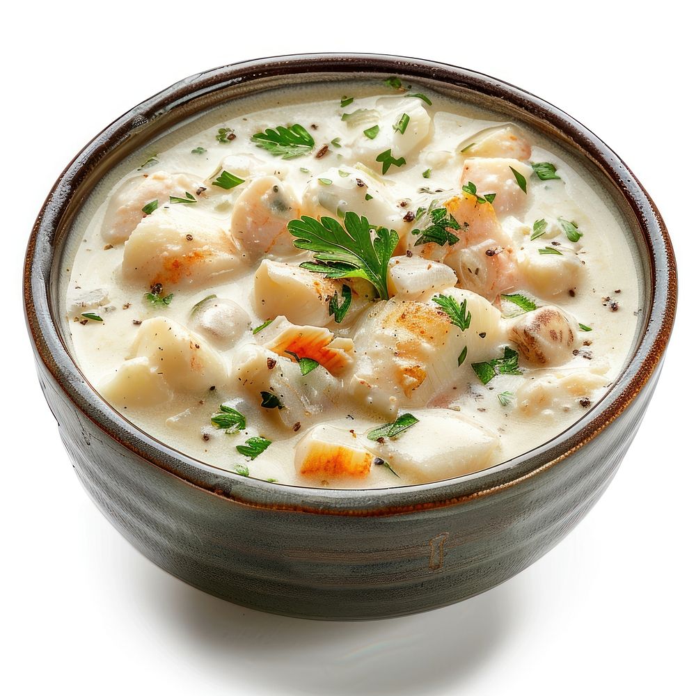 Creamy seafood chowder bowl | Free Photo - rawpixel