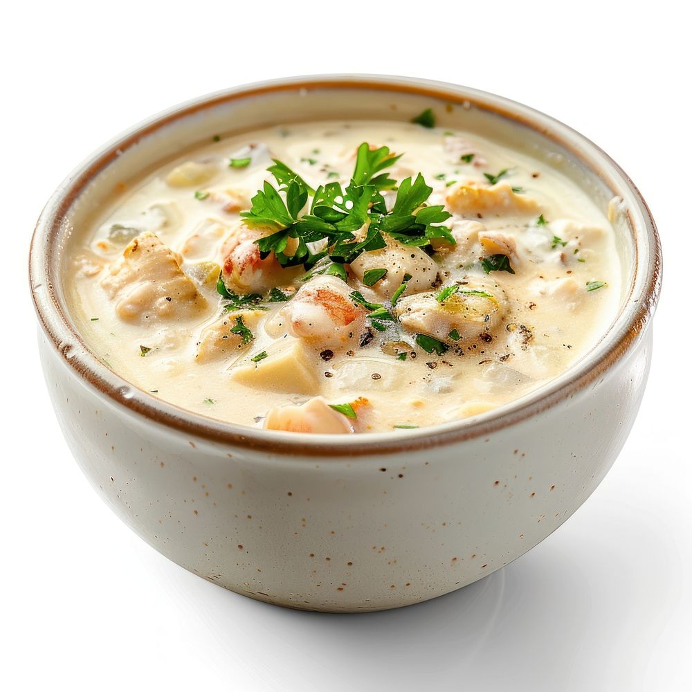 Creamy seafood chowder bowl | Free Photo - rawpixel