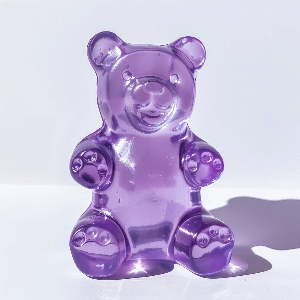 Purple gummy bear sculpture | Free Photo - rawpixel