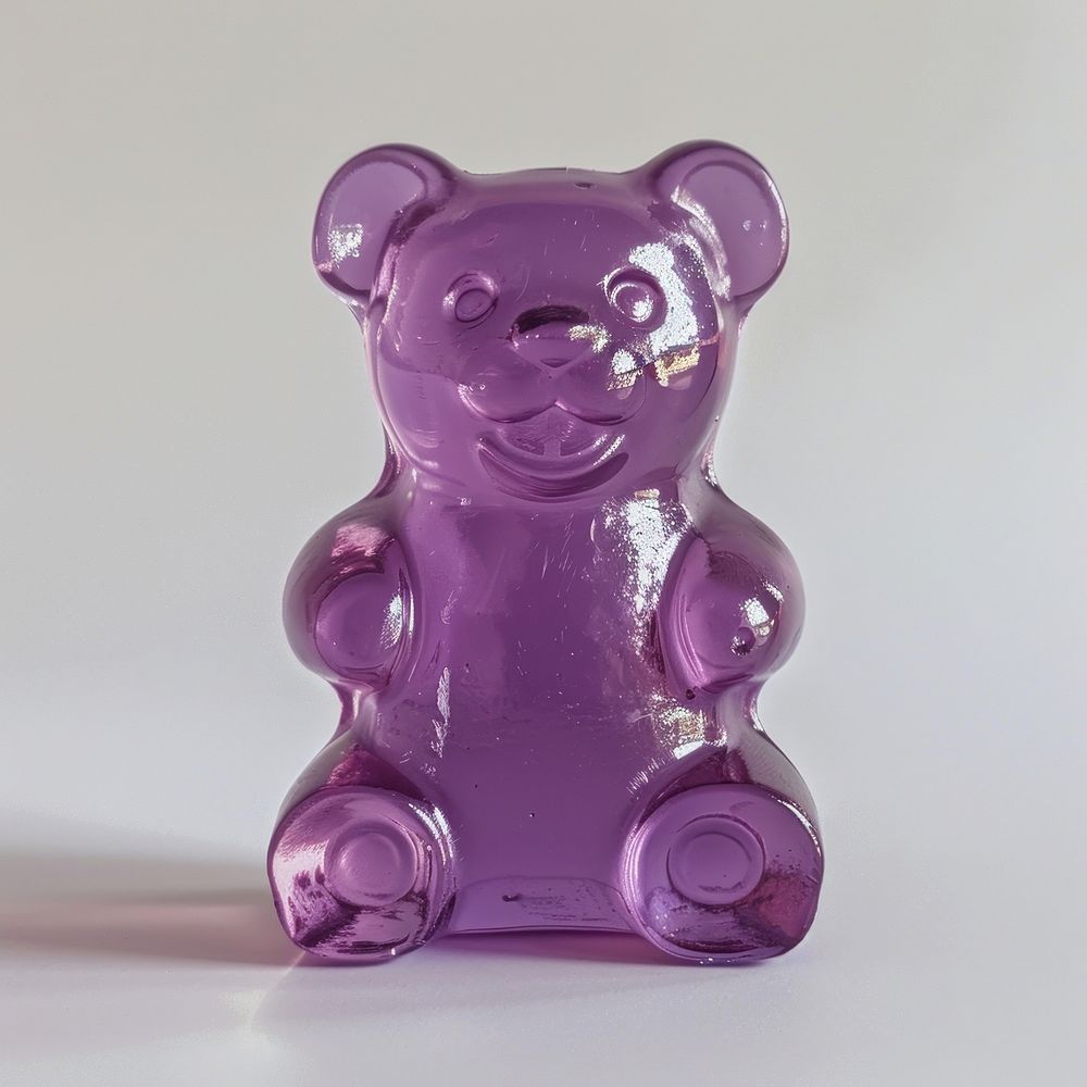 Purple gummy bear toy | Free Photo - rawpixel