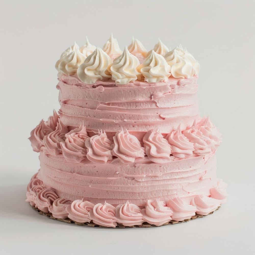 Elegant pink frosted cake | Free Photo - rawpixel