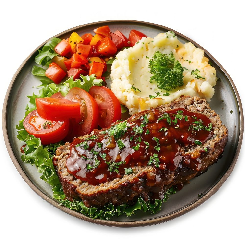 Delicious homemade meatloaf meal | Free Photo - rawpixel