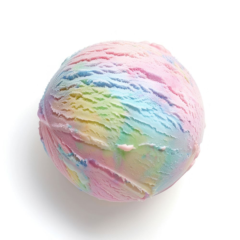 Colorful rainbow ice cream scoop | Free Photo - rawpixel