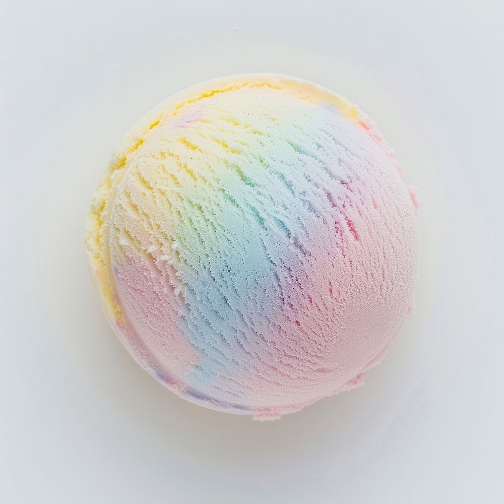 Colorful rainbow ice cream scoop | Free Photo - rawpixel