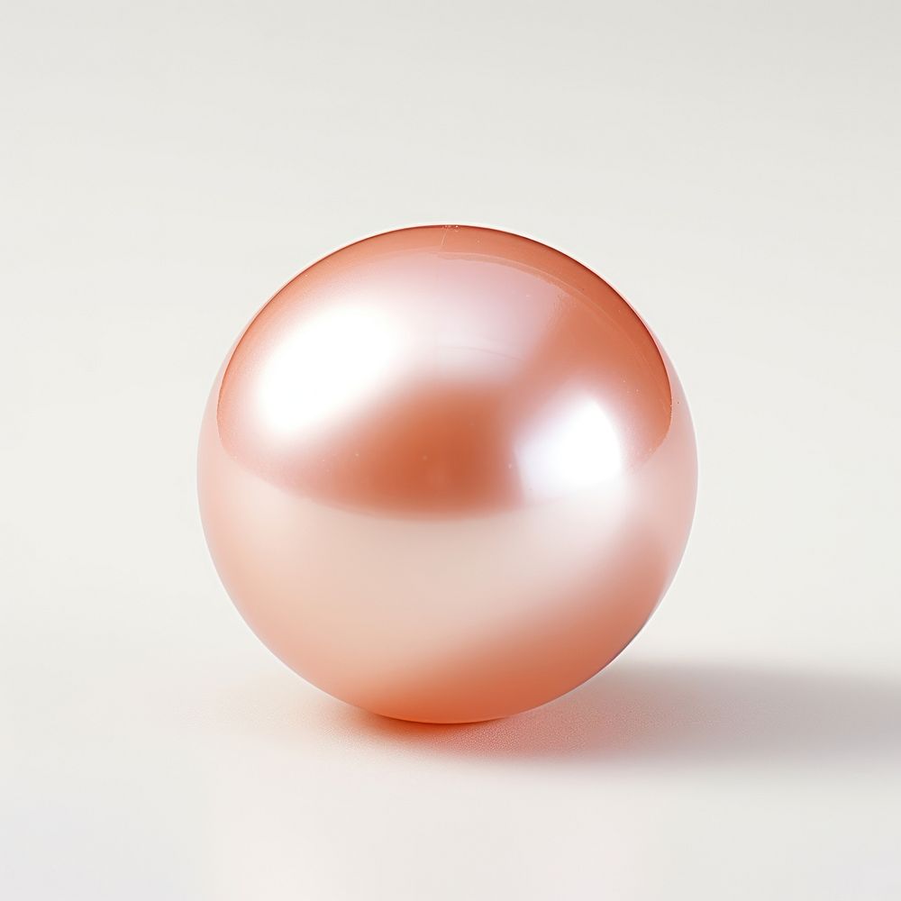 Shiny peach-colored reflective sphere | Free Photo - rawpixel