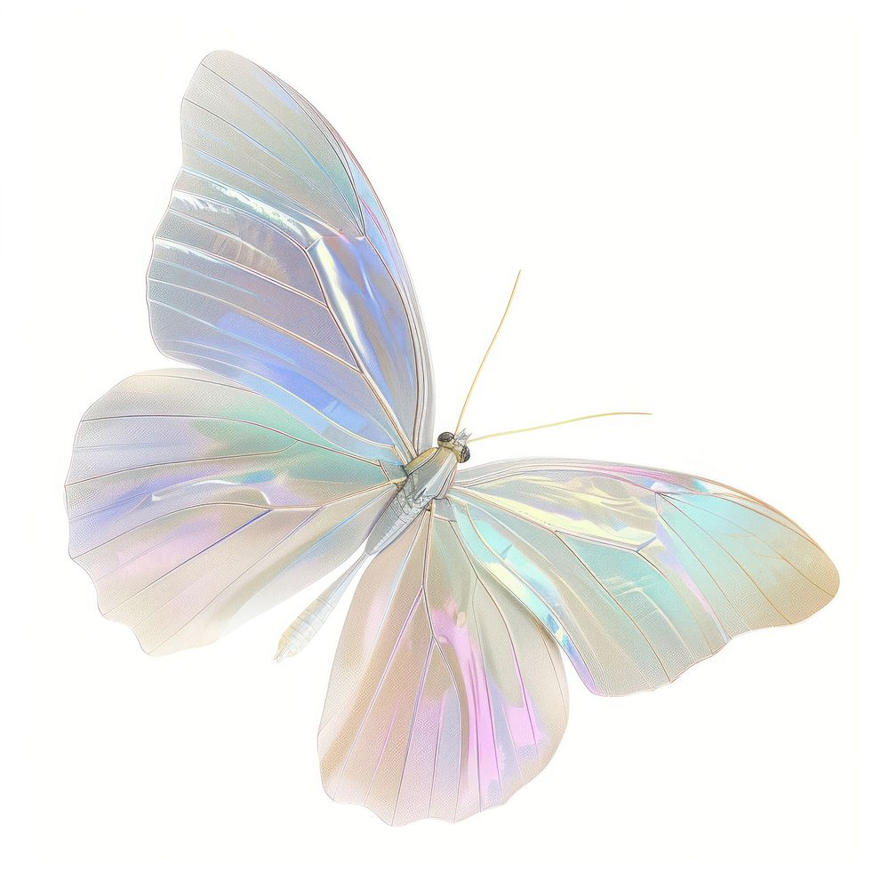 Iridescent butterfly with delicate wings | Free Photo - rawpixel