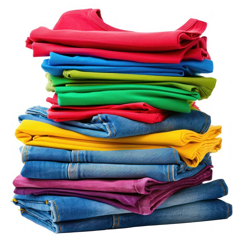 Colorful folded clothes stack | Free Photo - rawpixel