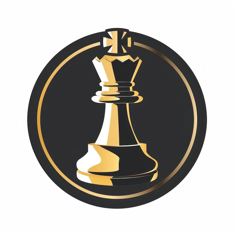 Chess logo badge game. | Free Photo Illustration - rawpixel
