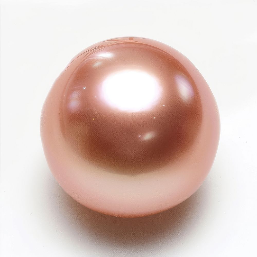 Lustrous pink round pearl | Free Photo - rawpixel