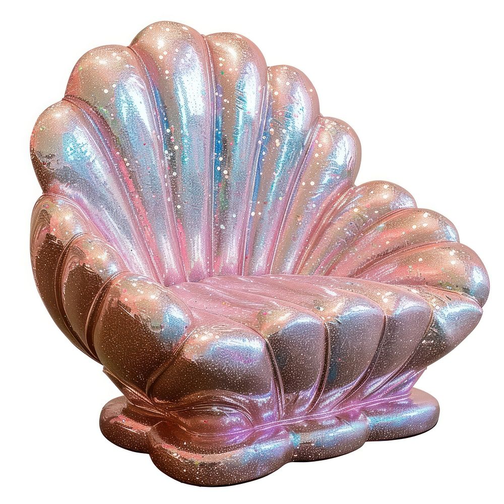 Sparkling pink seashell chair | Free Photo - rawpixel
