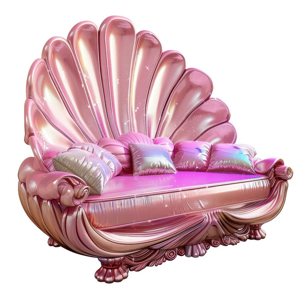 Luxurious pink seashell sofa | Free Photo - rawpixel