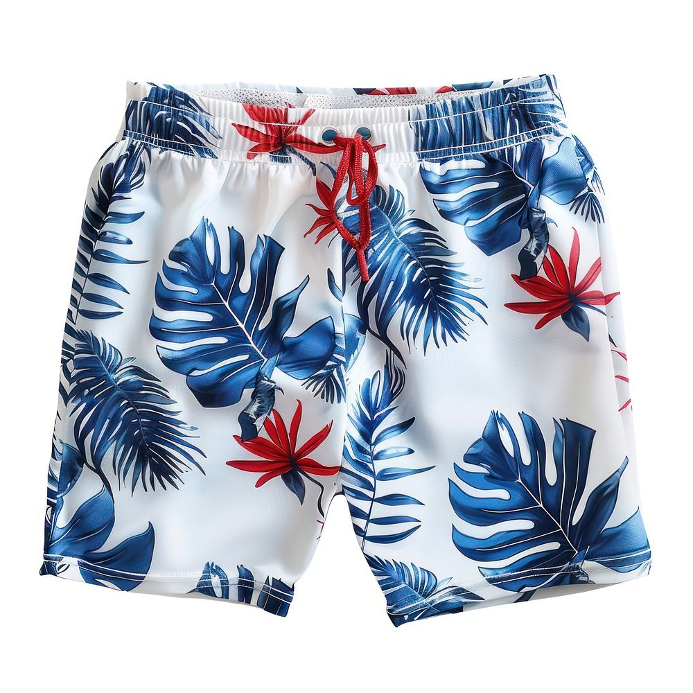 Tropical floral swim trunks | Free Photo - rawpixel