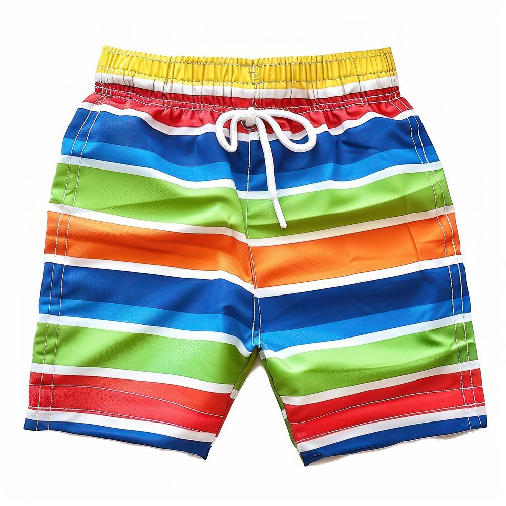 Colorful striped swim trunks | Free Photo - rawpixel
