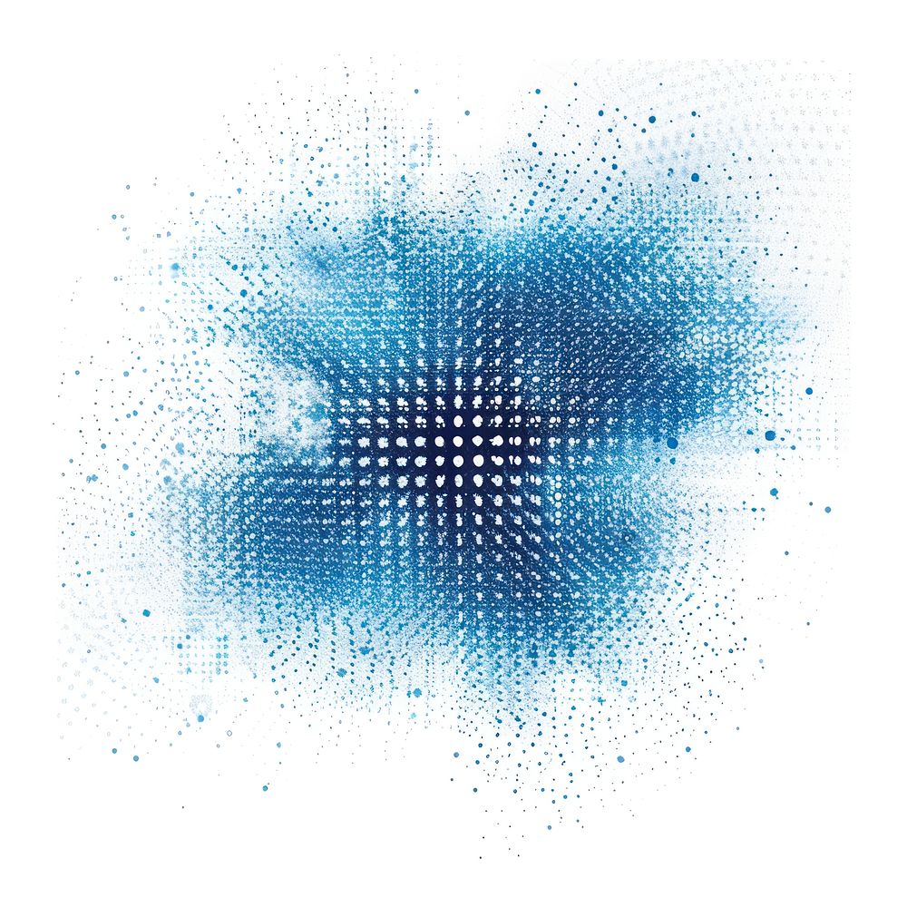 Abstract blue dotted pattern | Free Photo Illustration - rawpixel