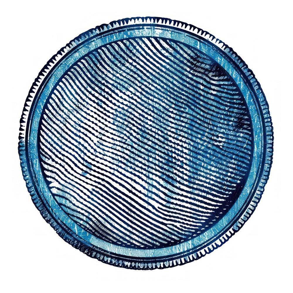 Abstract blue circular fingerprint pattern | Free Photo Illustration ...