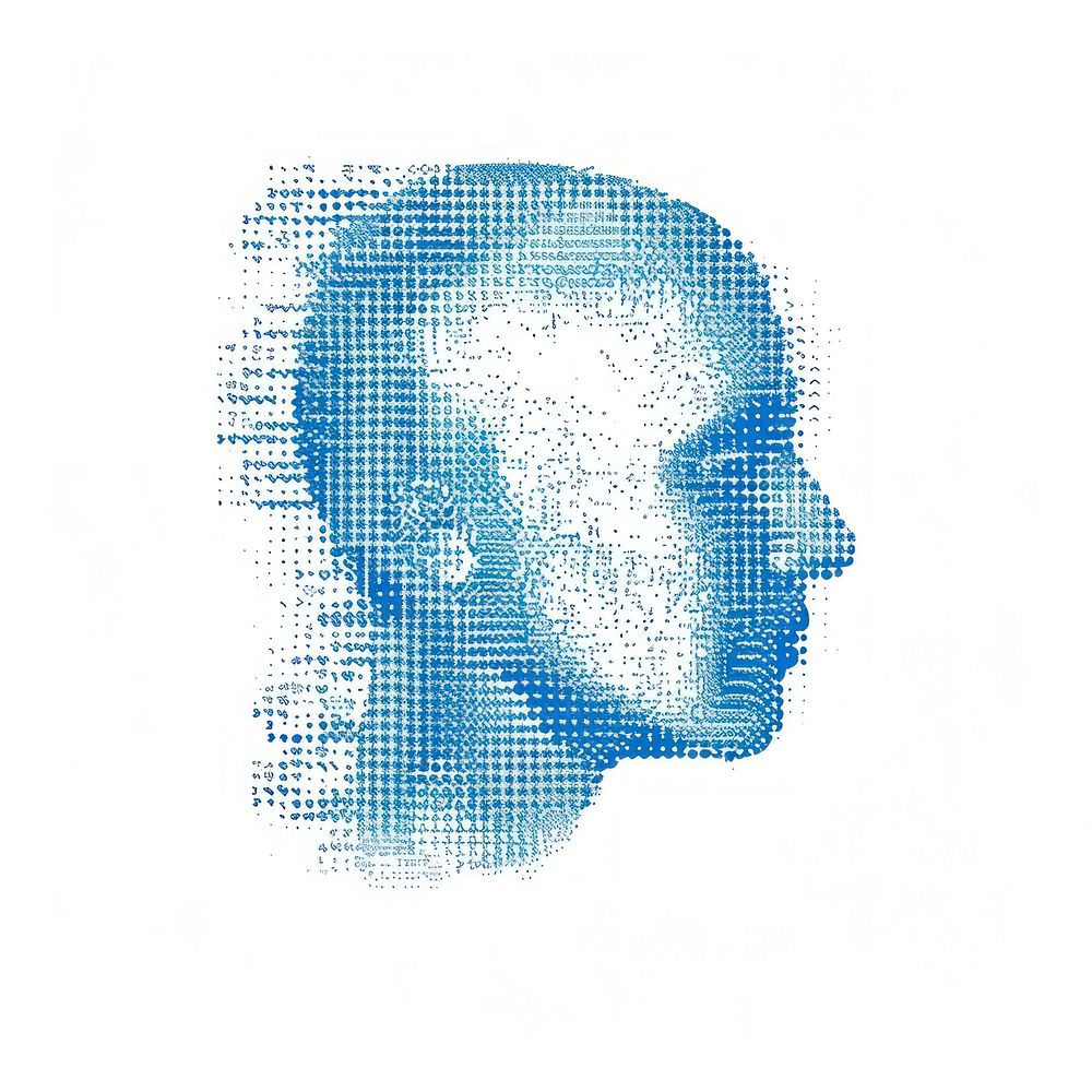 Digital human head profile illustration | Free Photo Illustration ...
