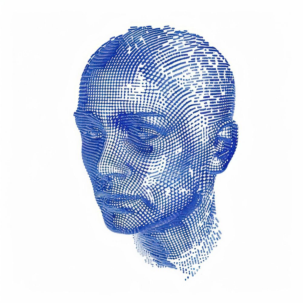 Digital human head illustration | Free Photo Illustration - rawpixel