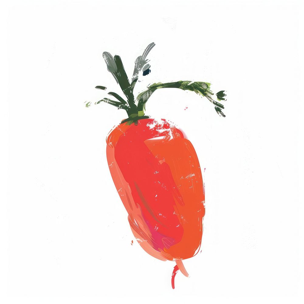 Colorful abstract carrot illustration | Free Photo Illustration - rawpixel
