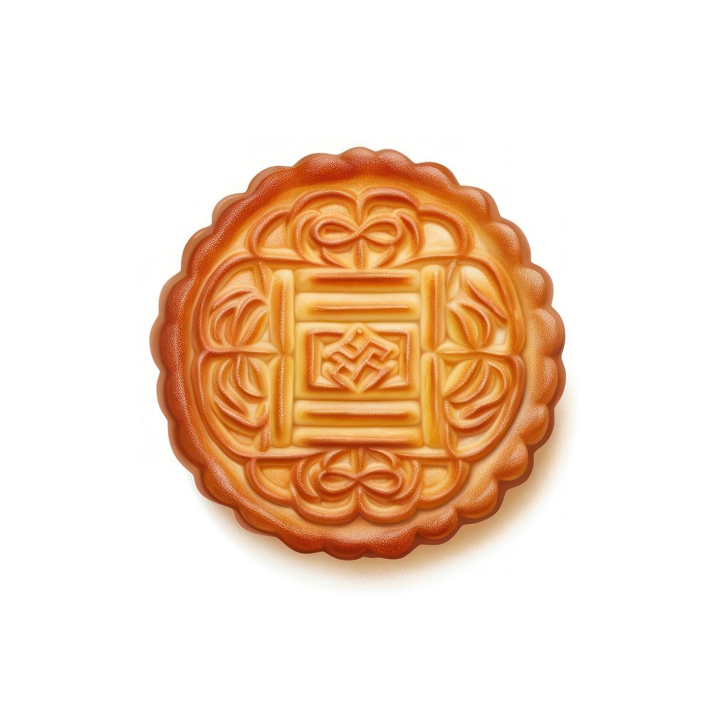 Traditional mooncake with intricate design | Free Photo Illustration ...