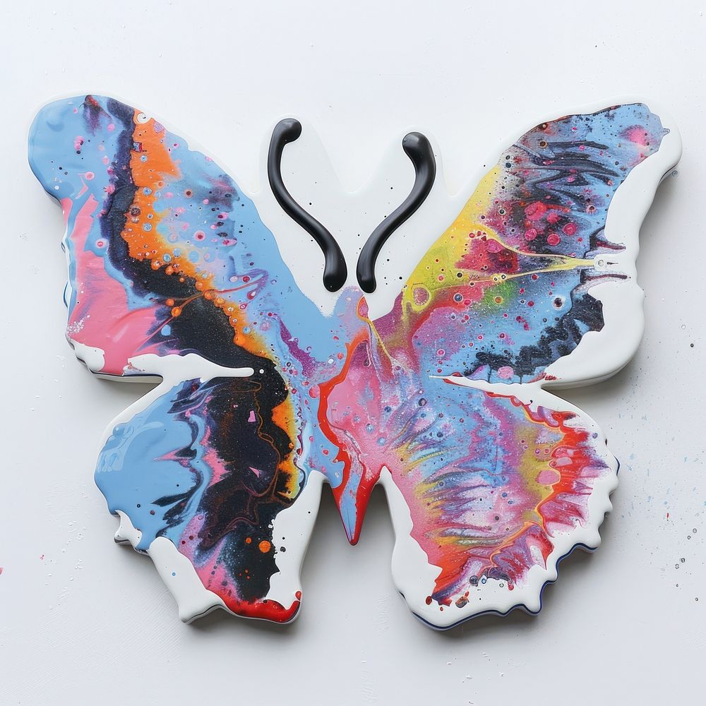 Colorful abstract butterfly illustration | Free Photo Illustration ...