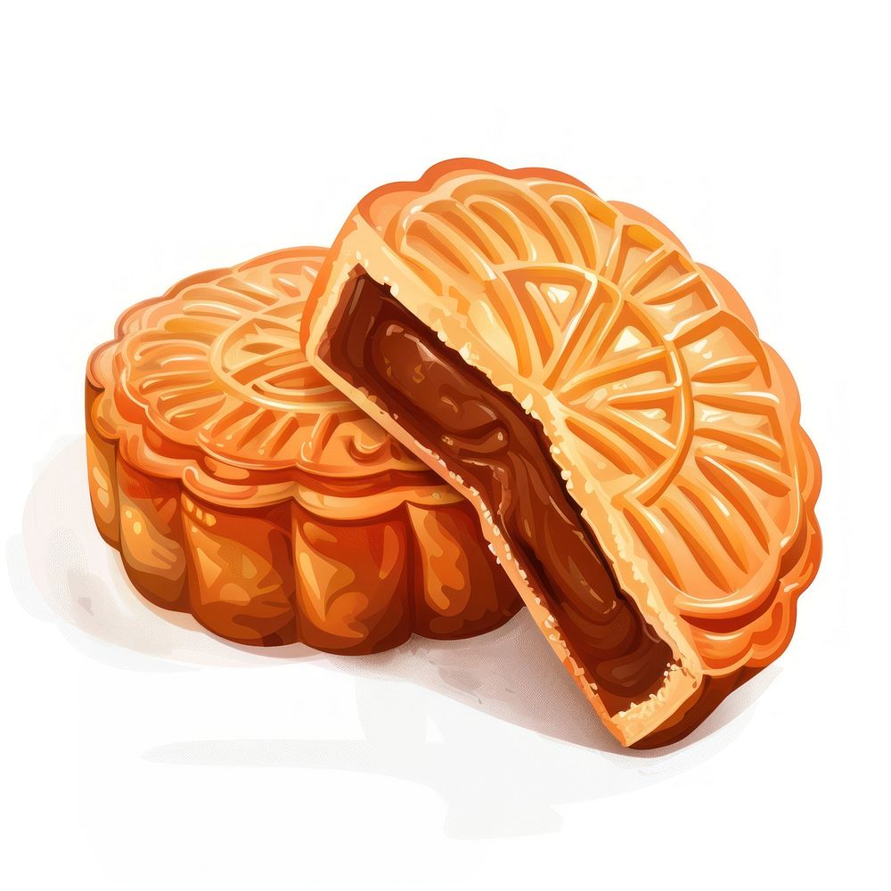 Traditional mooncakes with rich filling | Free Photo Illustration ...