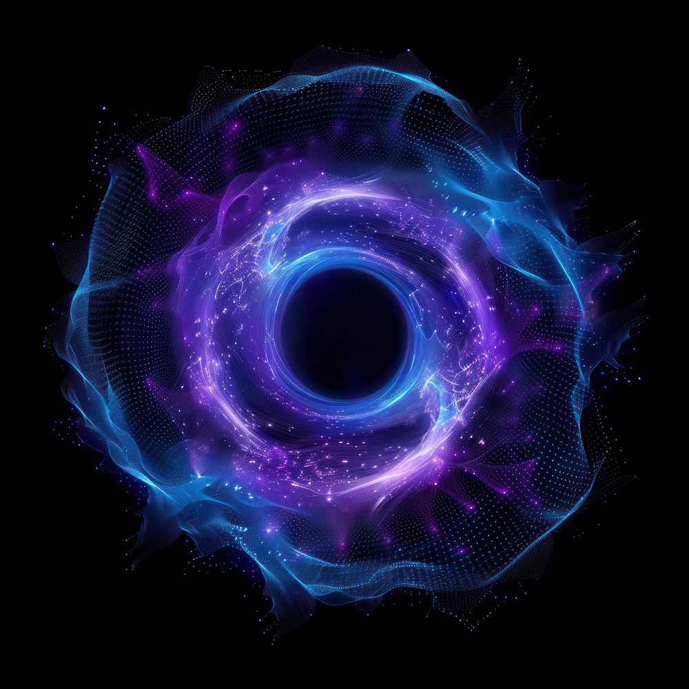 Abstract glowing vortex energy | Free Photo Illustration - rawpixel