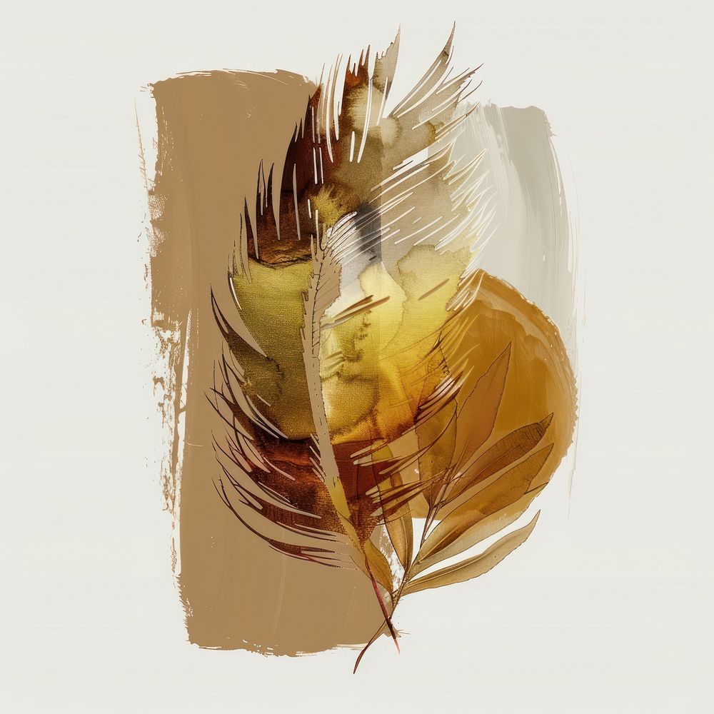 Abstract feather art illustration | Free Photo Illustration - rawpixel