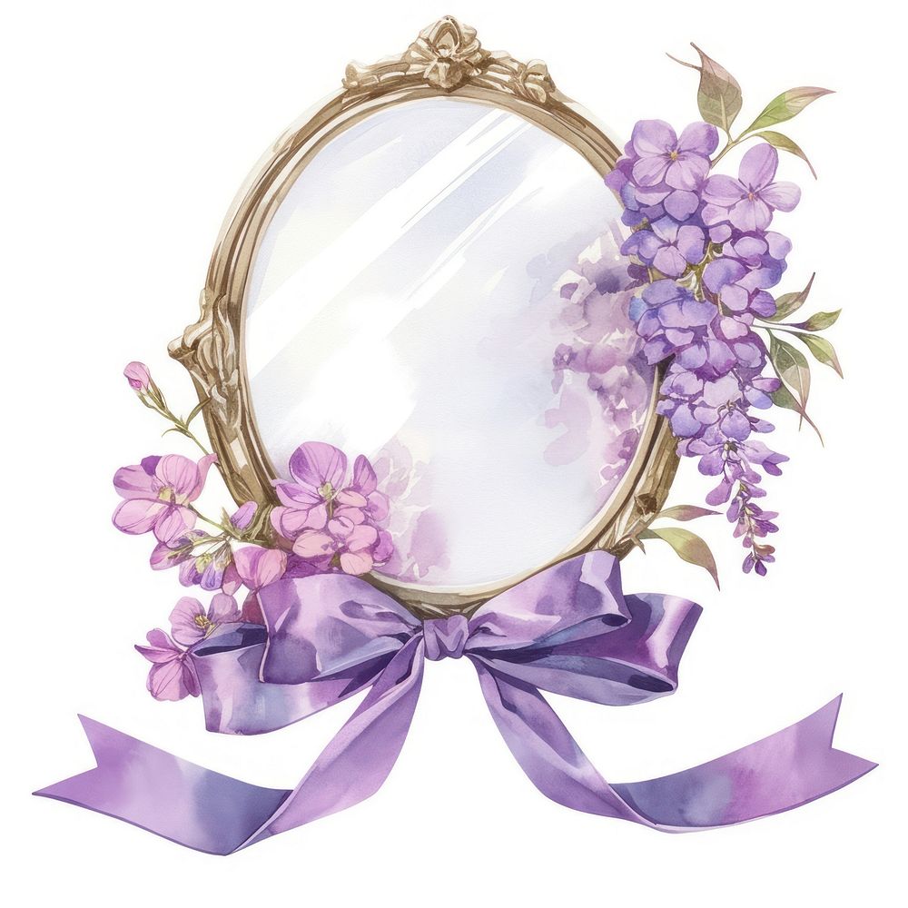 Purple coquette mirror photography chandelier | Free Photo Illustration ...