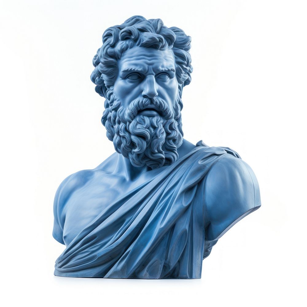 Blue classical sculpture bust art | Free Photo - rawpixel