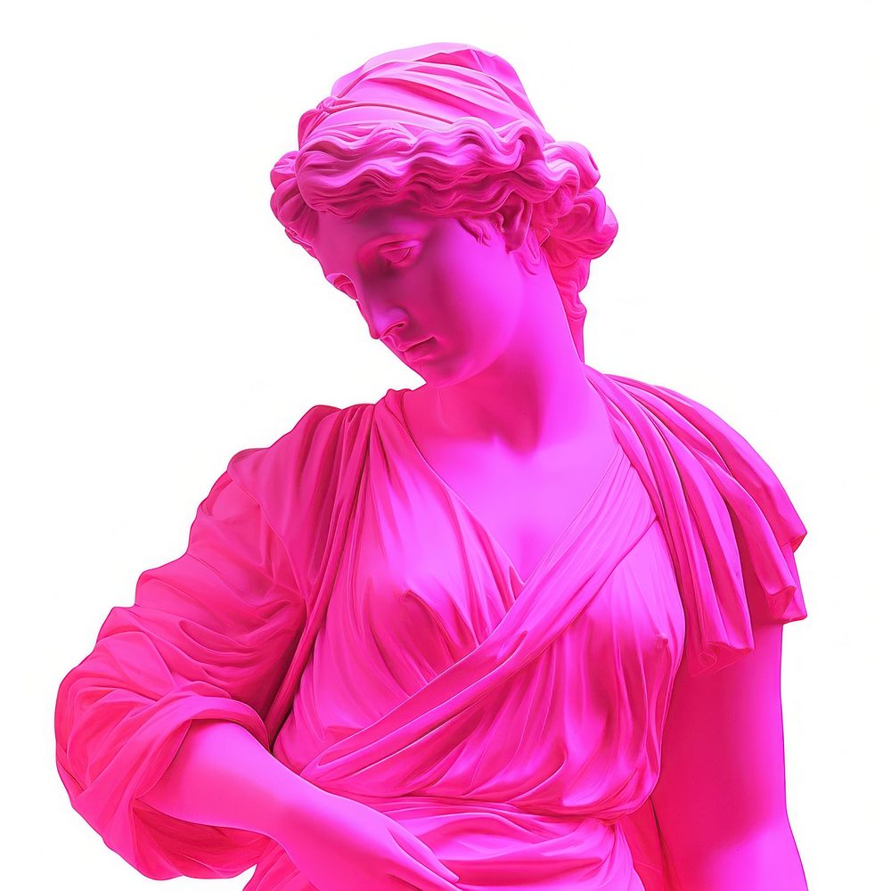 Neon pink classical statue | Free Photo - rawpixel