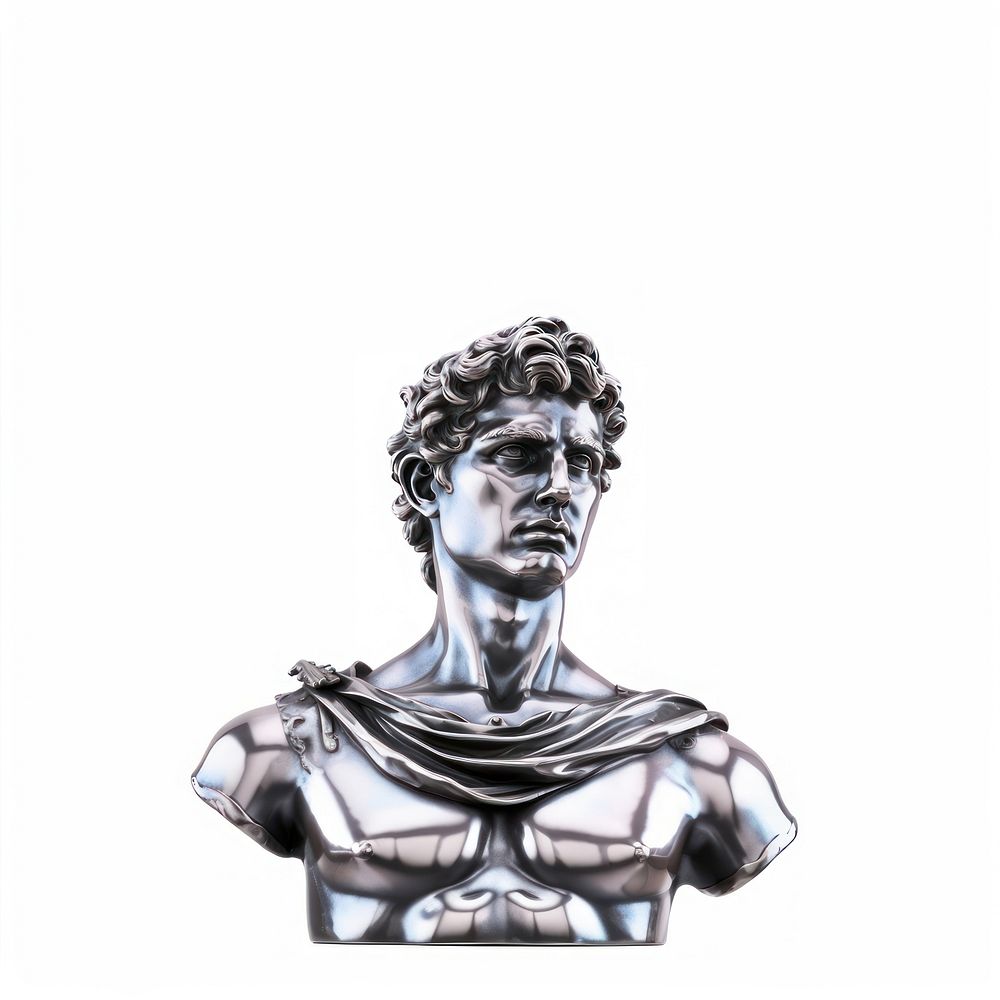 Chrome classical sculpture bust | Free Photo - rawpixel