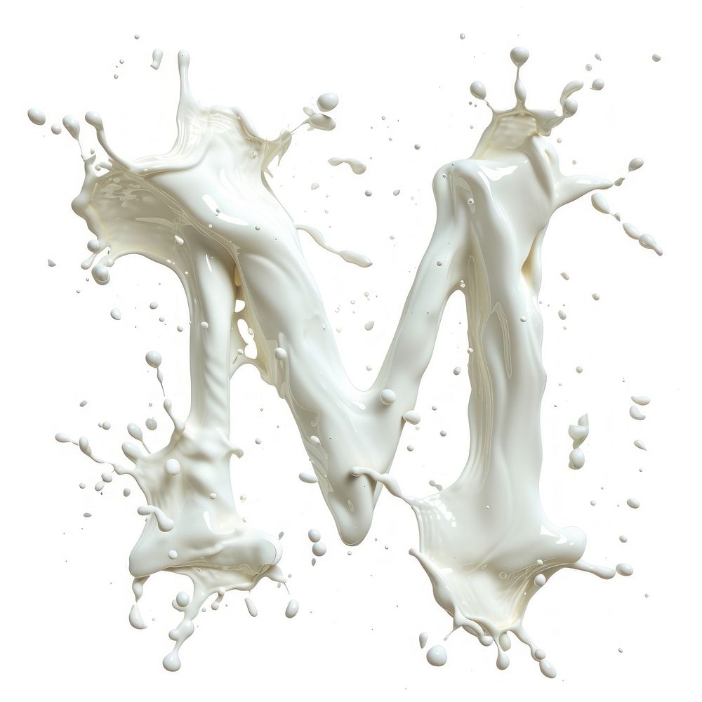 Letter M milk white background | Free Photo - rawpixel