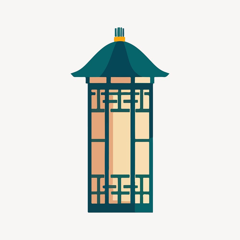 Chinese paper lantern illustration vector | Free Vector - rawpixel