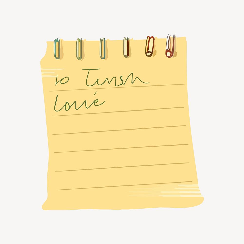 paper note illustration vector | Free Vector - rawpixel