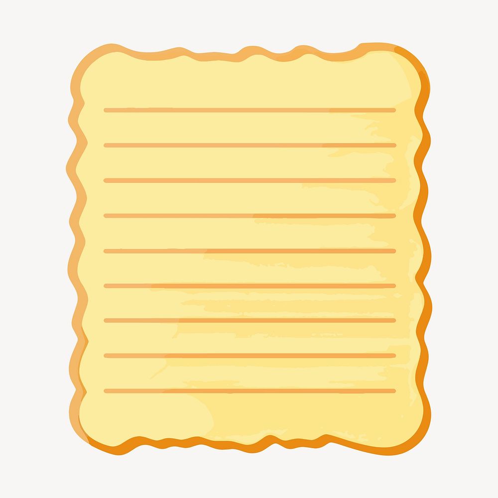 Bread sticky notes illustration vector | Free Vector - rawpixel