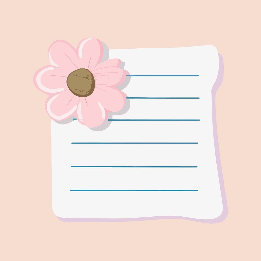Cute sticky notes illustration vector | Free Vector - rawpixel