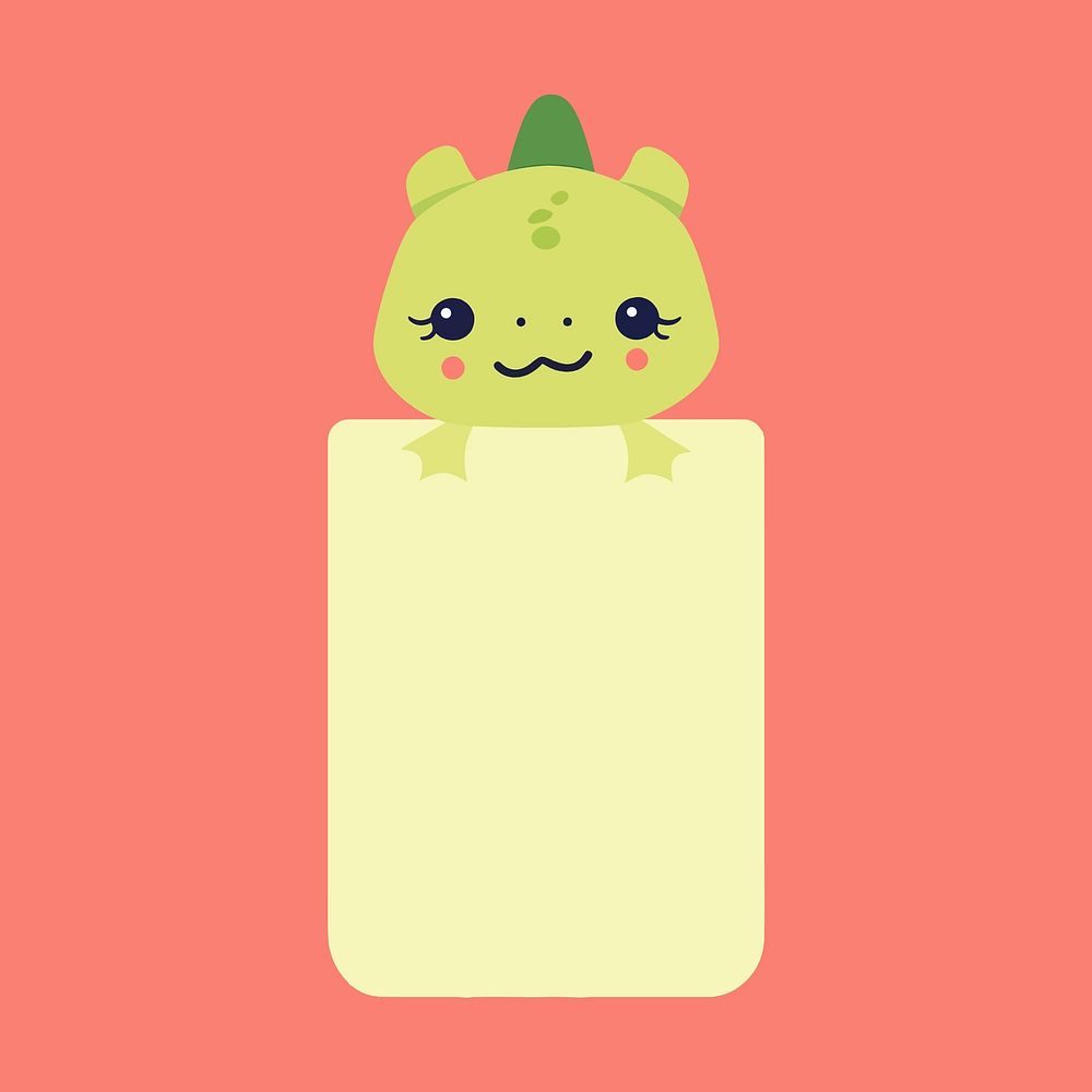 Cute monster sticky notes illustration | Free Photo Illustration - rawpixel