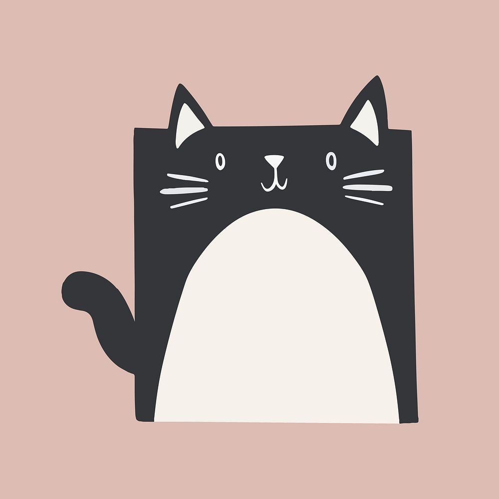 Cute cat sticky notes illustration | Free Photo Illustration - rawpixel