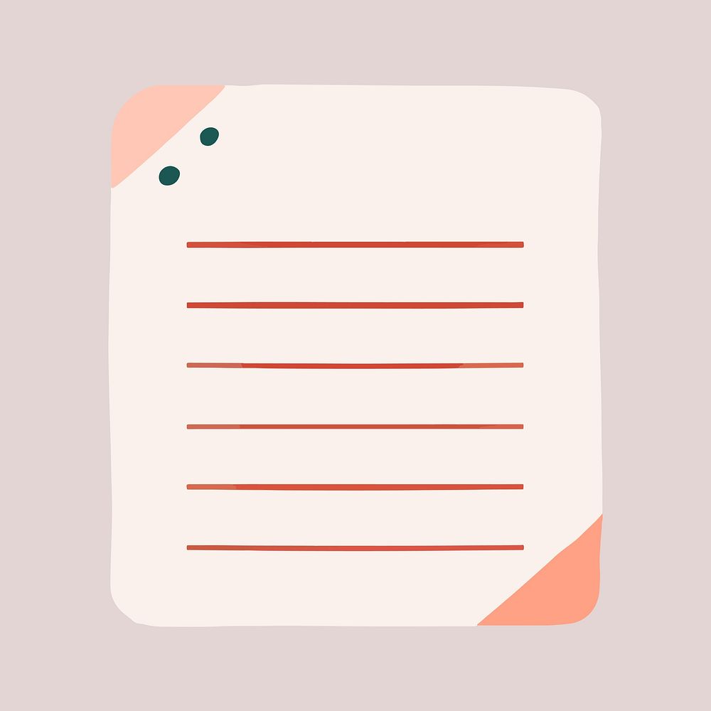 Cute sticky notes illustration design | Free Photo Illustration - rawpixel