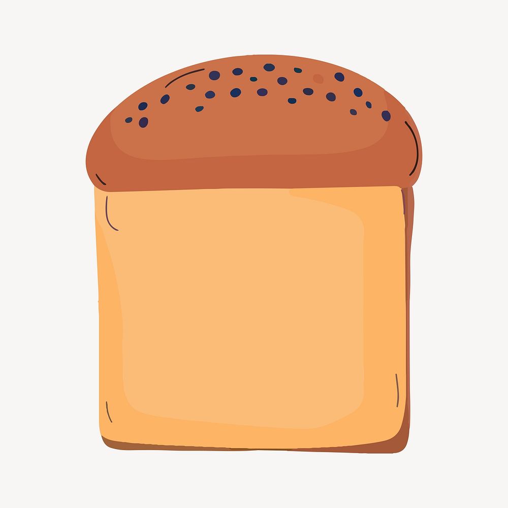 Cute bread sticky notes illustration | Free Vector - rawpixel