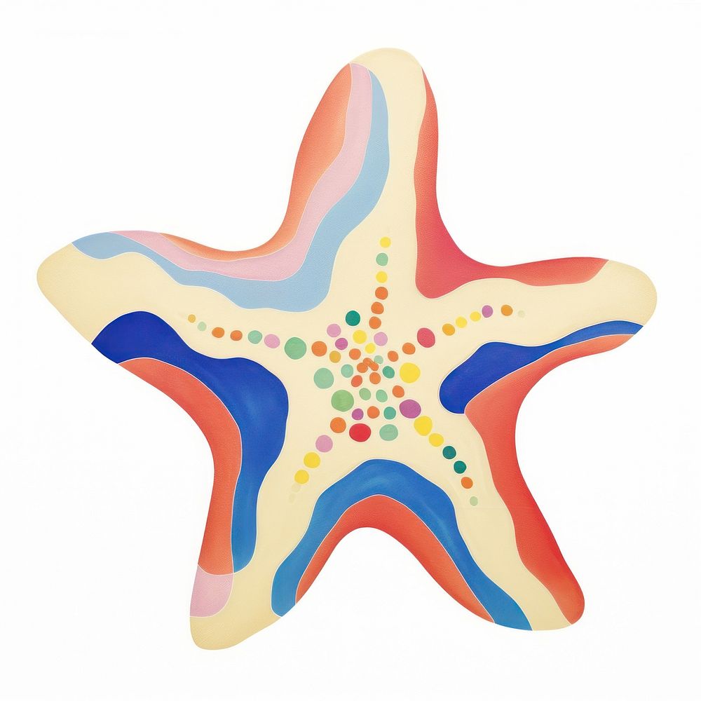 Colorful abstract starfish illustration | Free Photo Illustration ...
