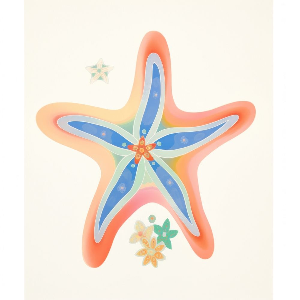 Colorful abstract starfish illustration | Free Photo Illustration ...