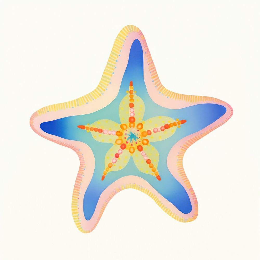 Colorful abstract starfish illustration | Free Photo Illustration ...