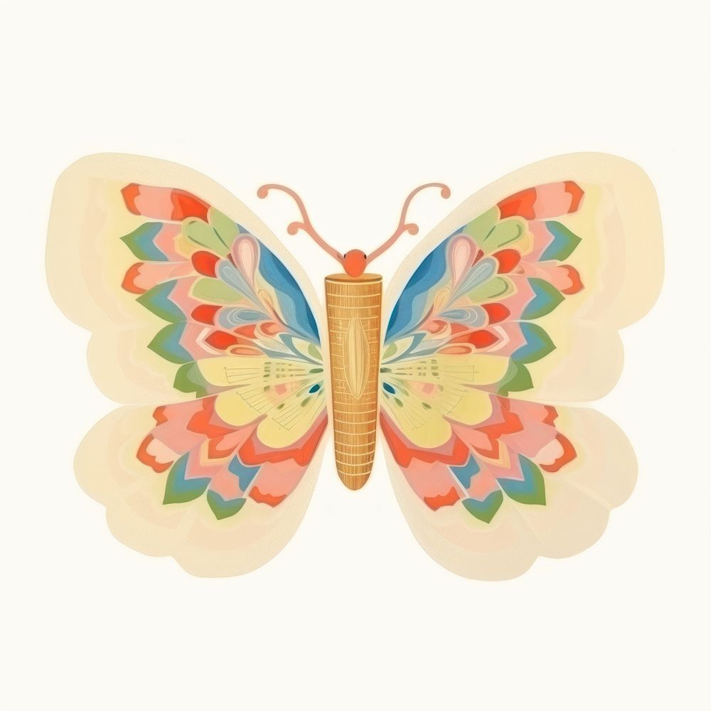 Colorful abstract butterfly illustration | Free Photo Illustration ...