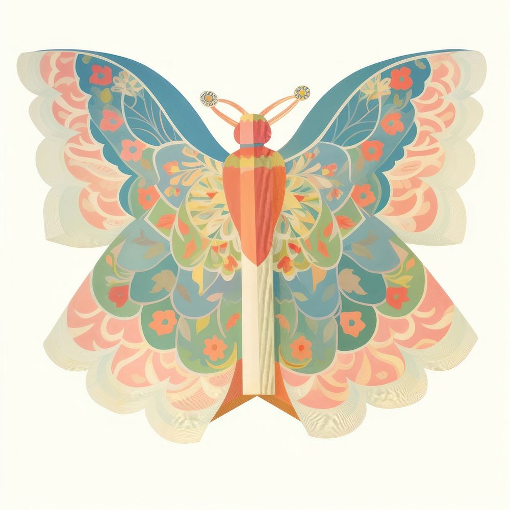 Colorful abstract butterfly illustration | Free Photo Illustration ...