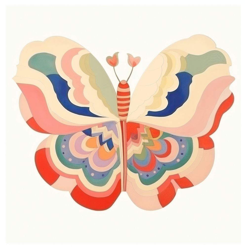 Colorful abstract butterfly illustration | Free Photo Illustration ...