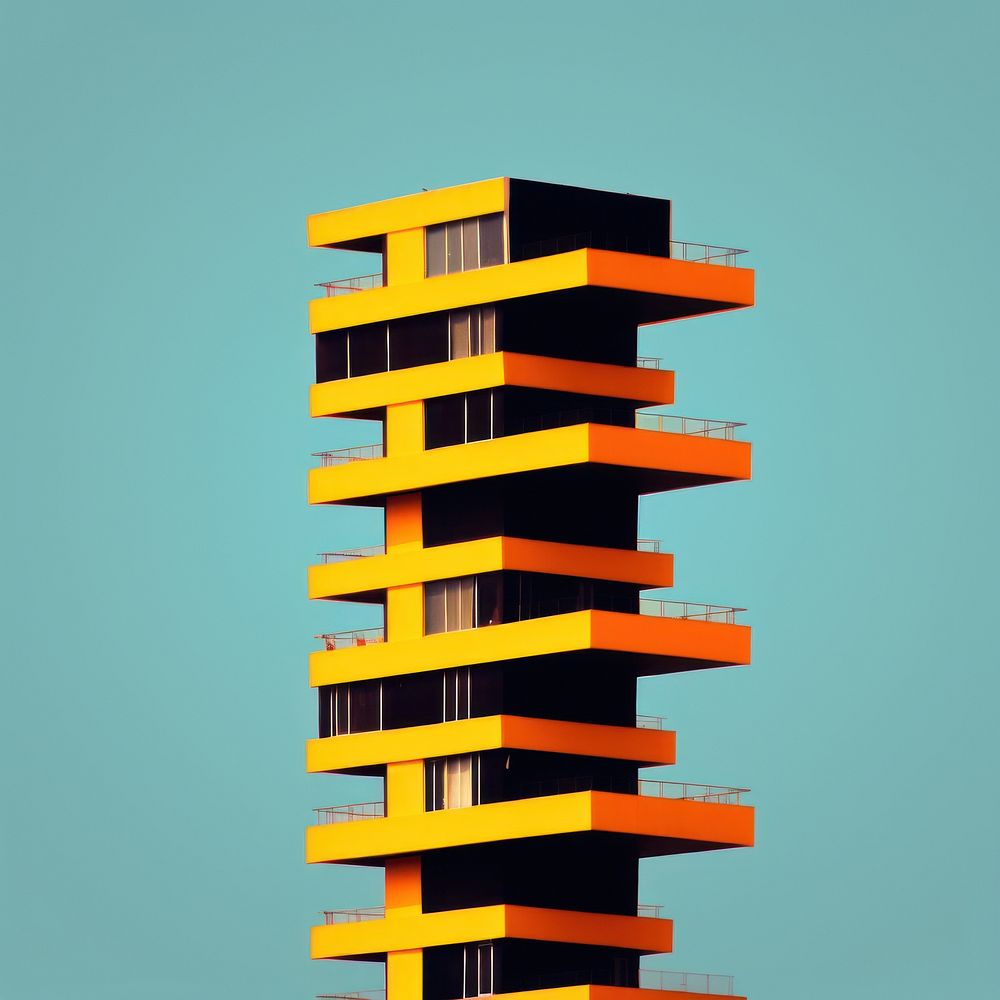 Modern abstract building design | Free Photo Illustration - rawpixel