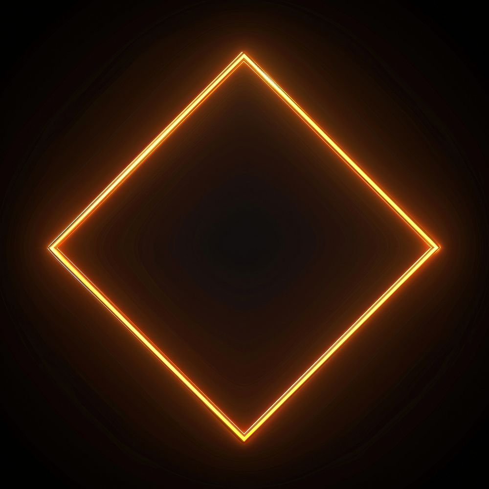 Glowing neon diamond shape | Free Photo Illustration - rawpixel
