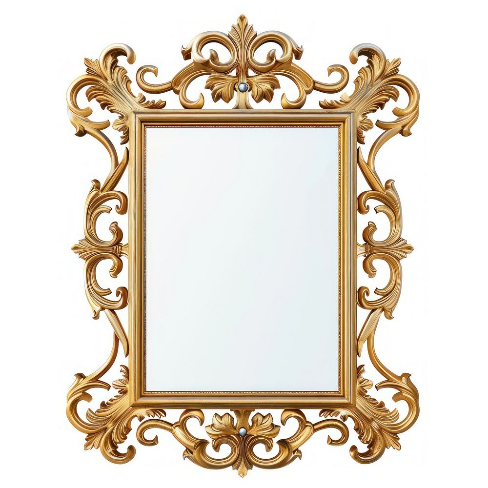 Elegant ornate gold mirror frame | Free Photo - rawpixel